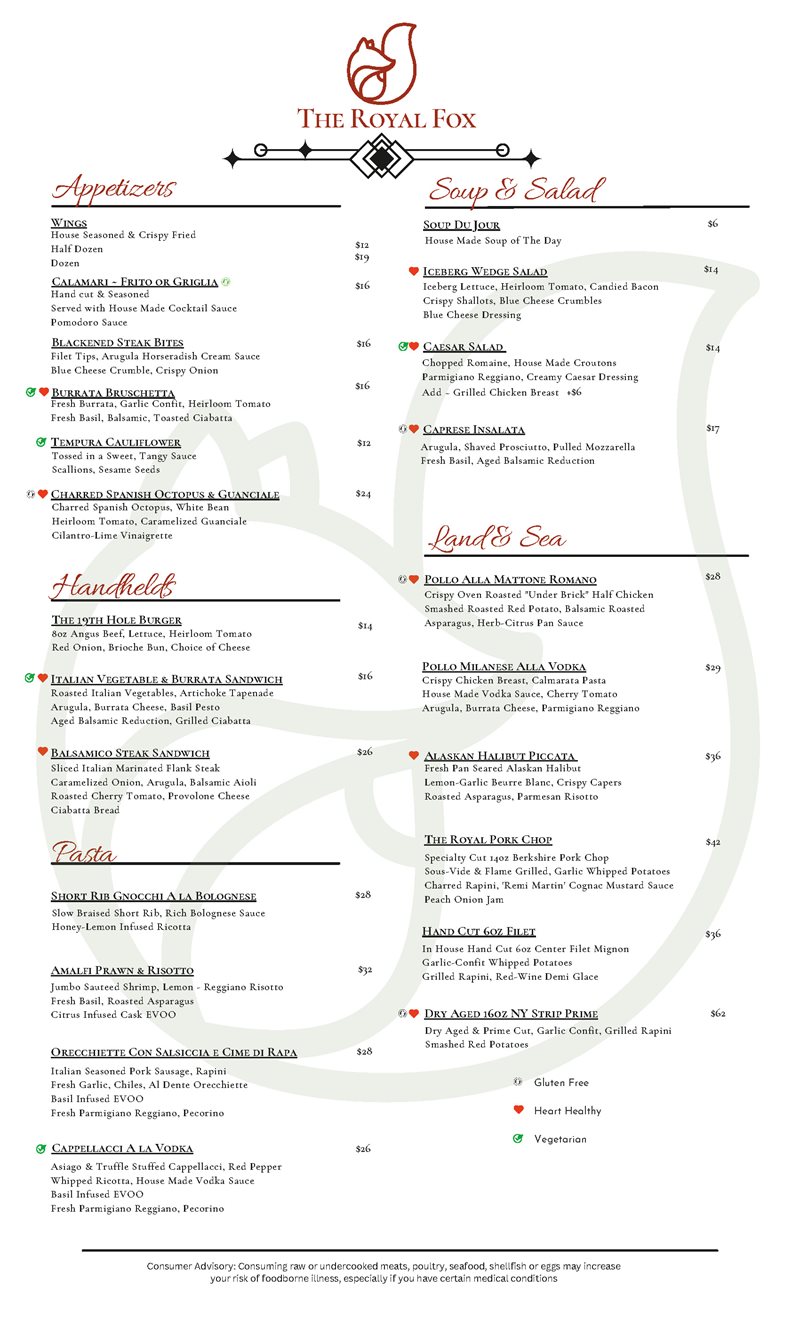 Dining - Royal Fox Country Club - St. Charles, IL